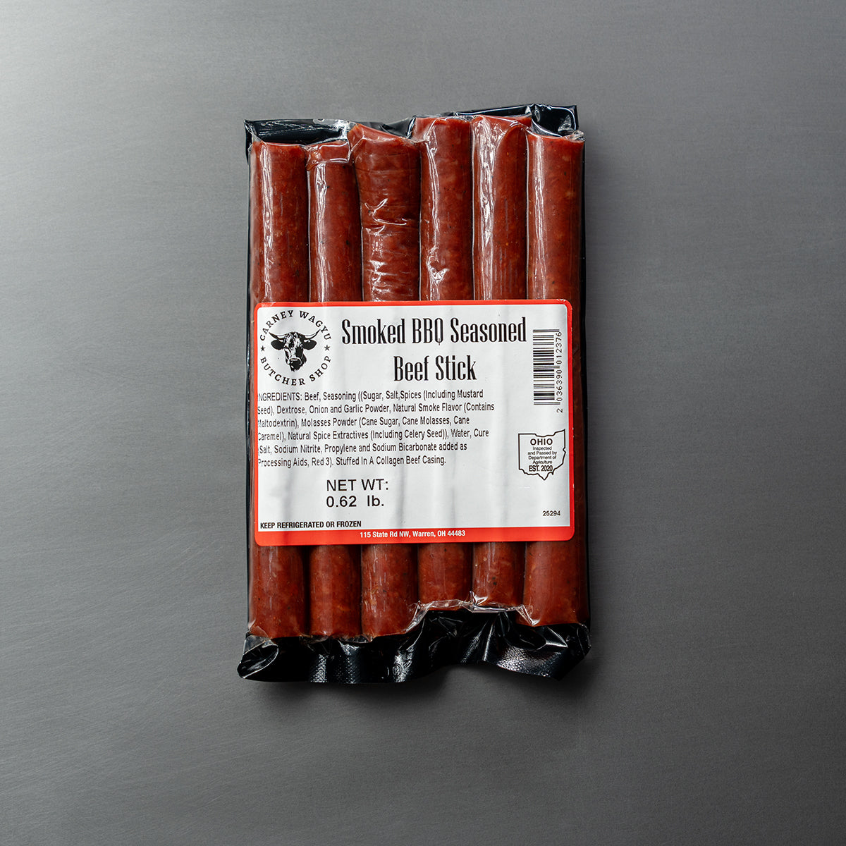 BBQ Beef Stick – Carney Wagyu Cattle Ranch/ Carney Wagyu Butcher Shop